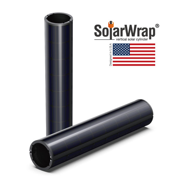 Vertical Solar Street Light | Vertical Solar Cylinder | All in One ...