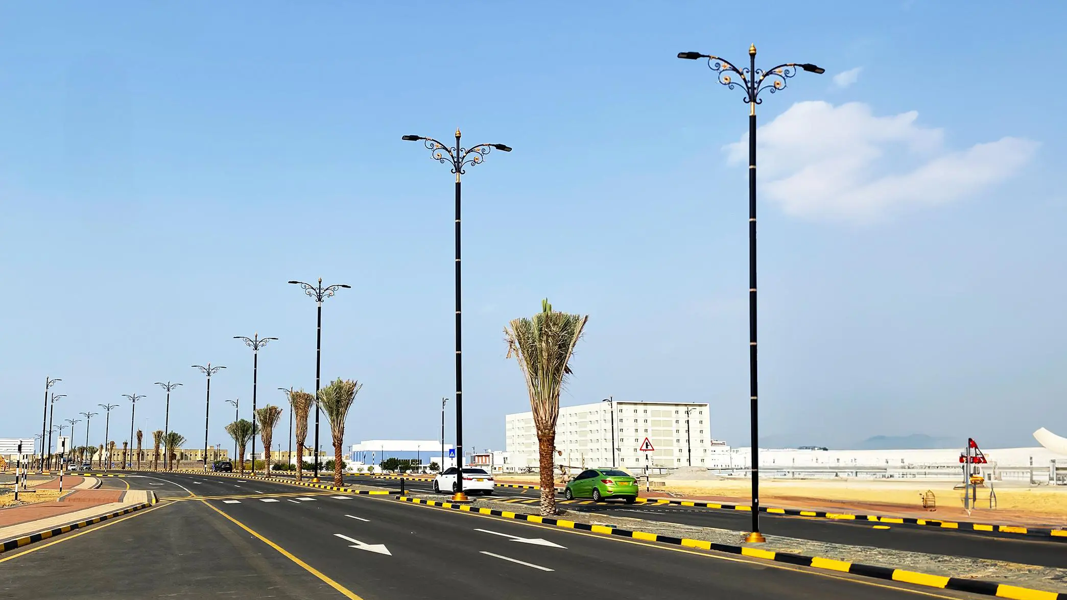 Oman street lighting丨60W THOR Smart Solar Streetlight; 40W Orbi Smart ...